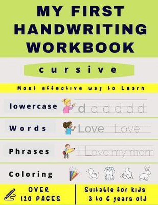 My First Handwriting Workbook cursive | 9798646724879 | Nest Abcd ...