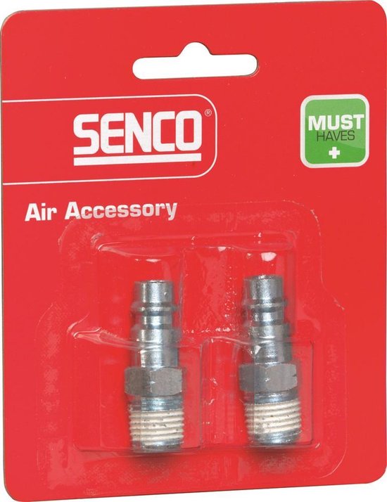 Senco 4000100 Plug universeel male NPT 1/4" - (2st) | bol.com