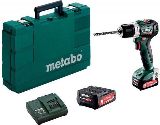 Metabo PowerMaxx BS 12 BL 12V Li-Ion accu boor-/schroefmachine set (2x 2,0Ah accu) in... | bol