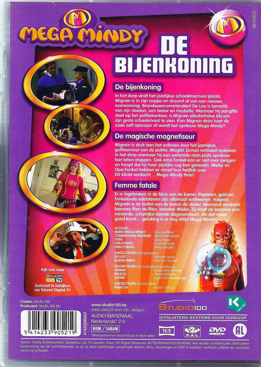 Mega Mindy - De Bijenkoning (Dvd), Louis Talpe | Dvd's | bol.com