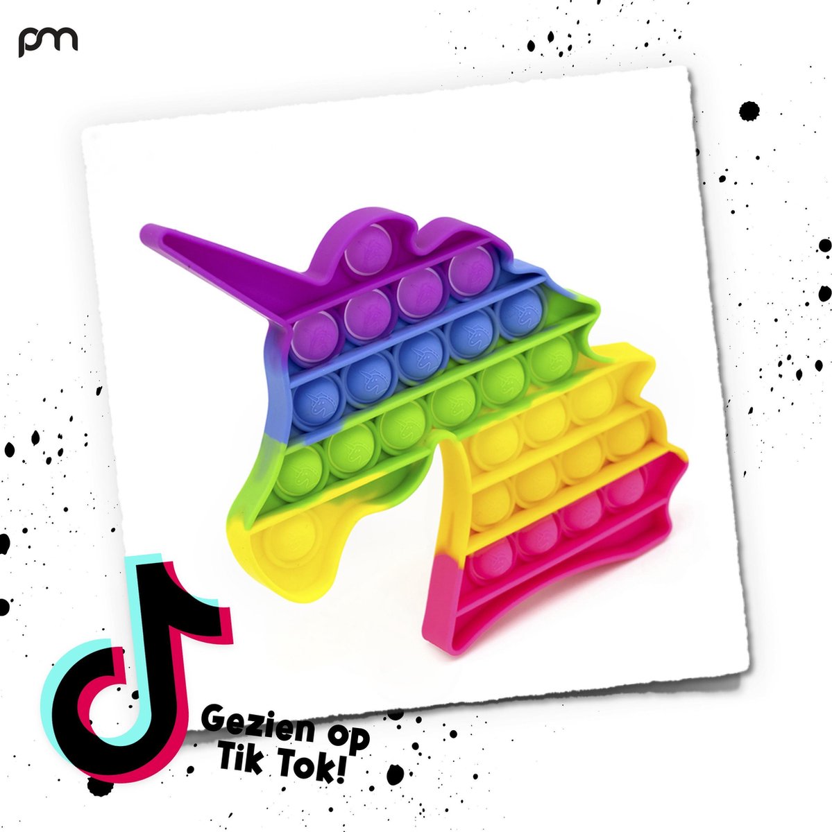 Pop it - Pop it Unicorn - Pop its - Fidget pop it - multicolor ...