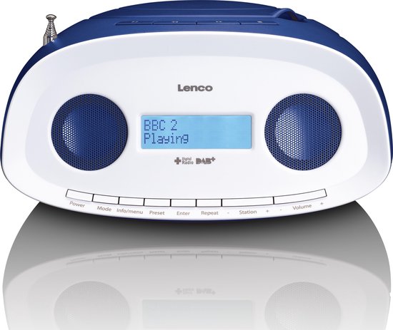 Lenco SCD-69BU - Draagbare radio cd speler met DAB en USB-ingang ...