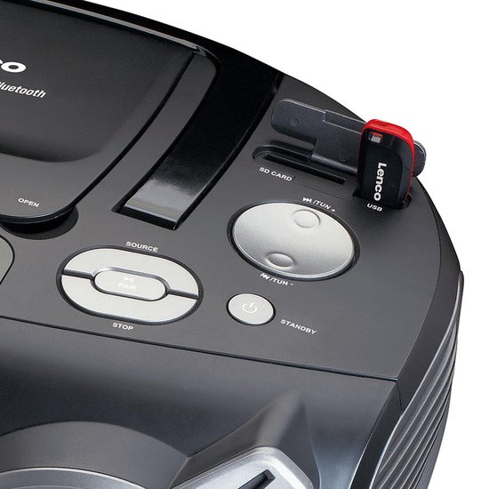 Lenco SCD-685 - Radio DAB + avec lecteur CD, Bluetooth et USB - Noir | bol.com