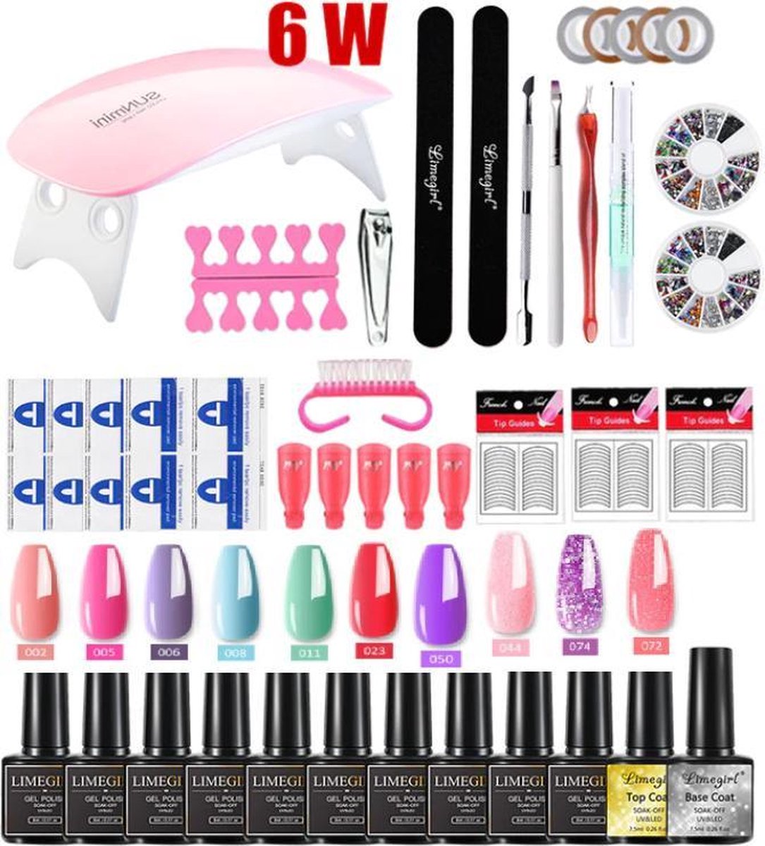 Gellak - Gellak set - Gellak starterset - gel nagellak - nagelset | bol.com