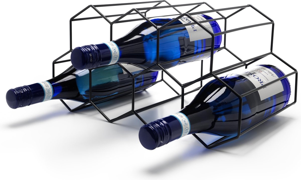 Leopold Vienna - Wijnrek zwart | bol.com