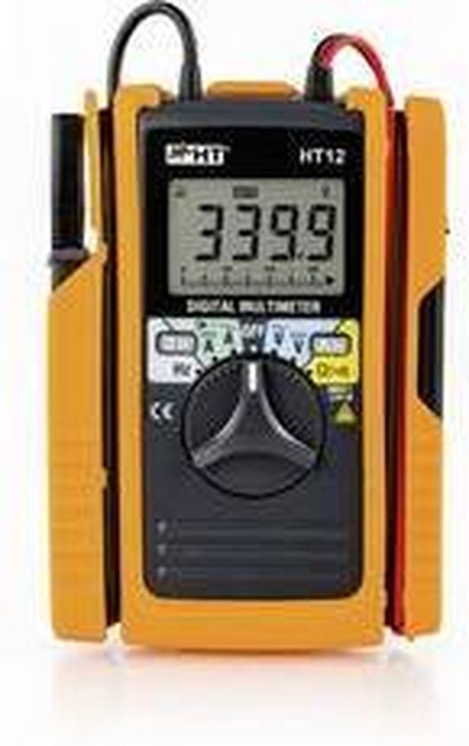HT Instruments HT12 Multimeter, Stroomtang Digitaal CAT II 600 V, CAT ...