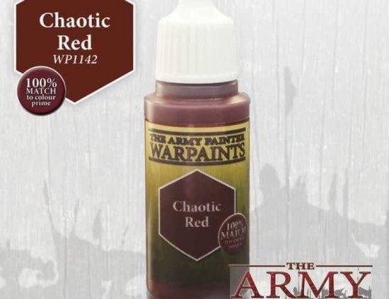 The Army Painter Chaotic Red - Warpaints - 18ml | bol.com