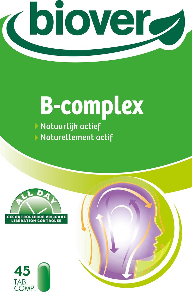 Biover B-complex - Vitaminen - Voedingssupplement bij stress - met ...