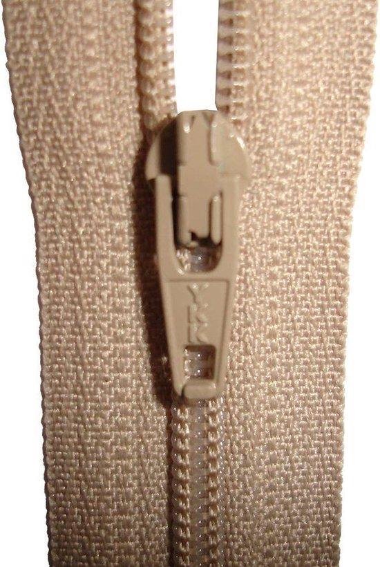 YKK SPIRAAL RITS DEELBAAR NYLON 40 cm Beige. | bol