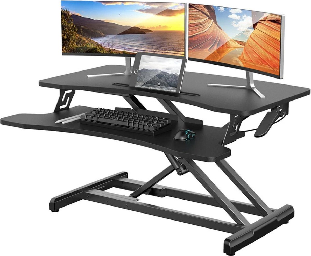 Verstelbaar Zit Sta Bureau Verhoger - Ergonomisch Bureau - Bureau ...