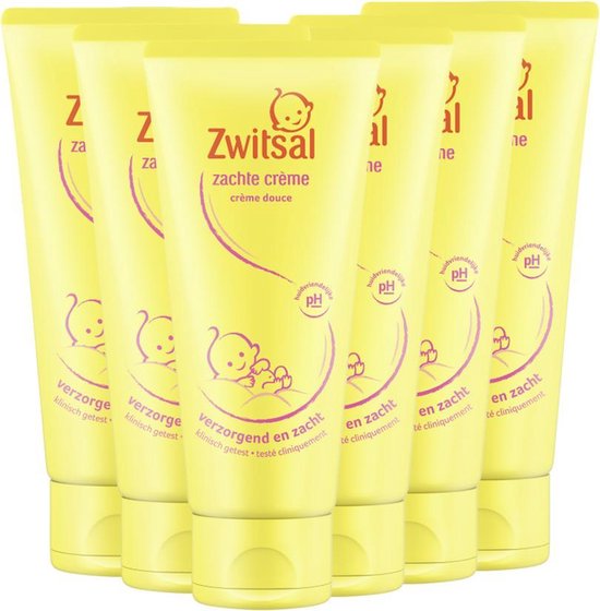 Zwitsal Baby - Zachte Creme Tube - 6 x 100ml - 6-Pack ...