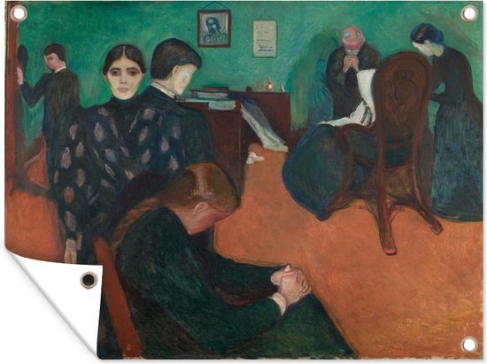Tuin decoratie Dood in de ziekenkamer - Edvard Munch - 40x30 cm ...