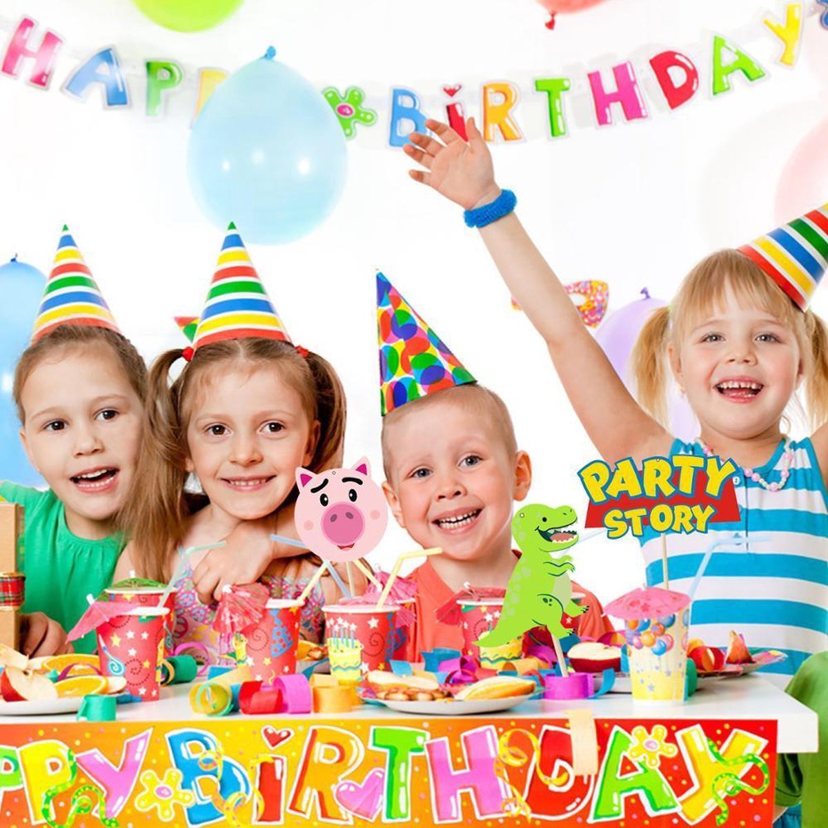 Uitdeelcadeautjes 100 STUKS - Traktatie Pinata vulling - Uitdeelbox ...