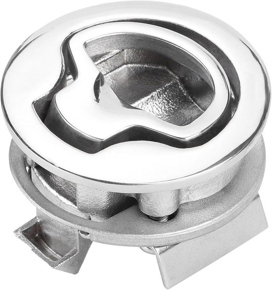 2 Inch RVS Boot Rond Dek Hatches Flush Pull Latch Lock Handle Lift Slam ...