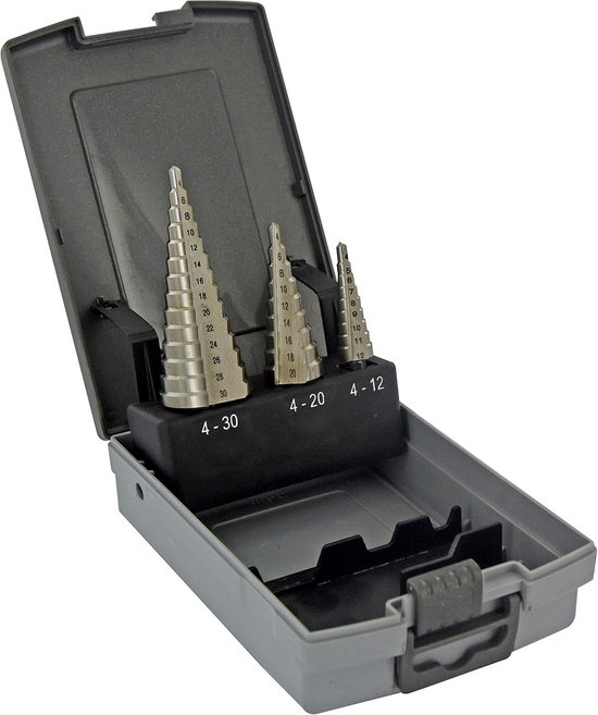 Set van 3 HSS Spiraalboor Boren voor Metaal en Kunststof | bol