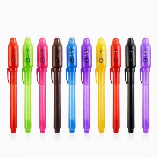 Geheimschrift Pen - Blacklight Pen - Uv Pen - 12 Stuks - Uv Stift | bol