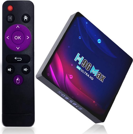 H96 Max - Android TV Box - 4K - WiFi - Mediaplayer voor TV | bol