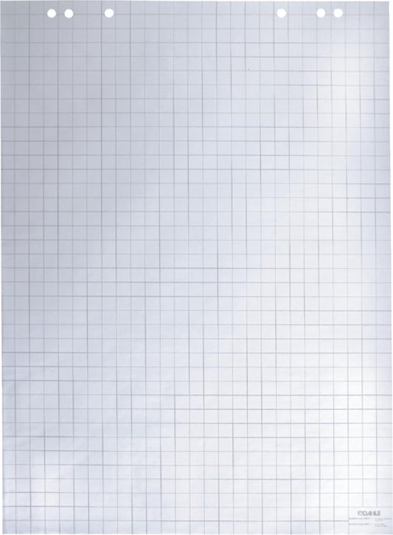 Flip-Chart Blokken Geruit - 5 Pak - Groot Formaat Papier | bol