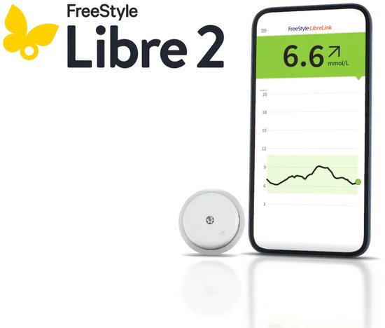 Freestyle Libre 2 PLUS Sensor – Glucosemeter Zonder Prikken – 15 Dagen ...
