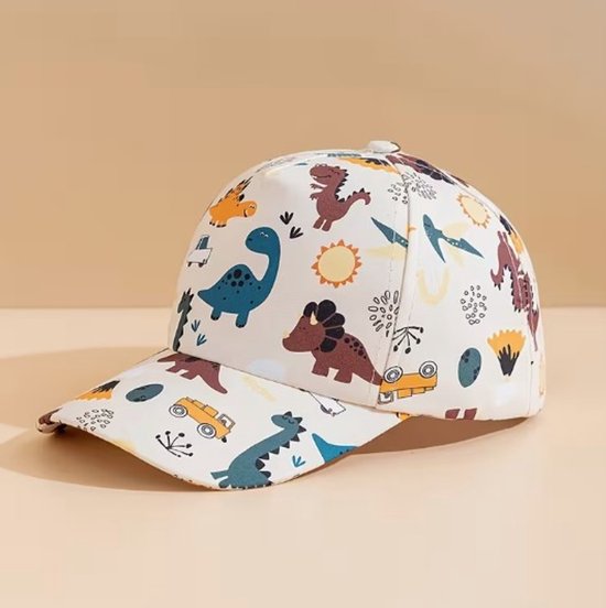 Kinderpet met Dinosaurus Print – Verstelbare Baseball Cap voor Kinderen ...
