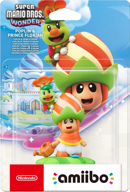 Amiibo Poplin & Prins Florian - Super Mario Bros. Wonder - Nintendo ...