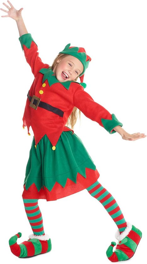 Mooi Elf Kostuum voor Kinderen - Compleet Kerst Outfit voor Meisjes | bol