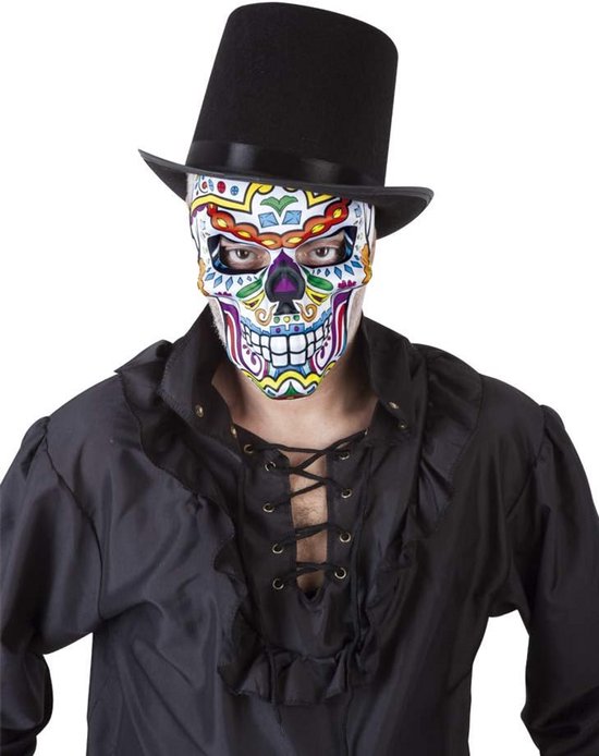 Dغرب Skeletmasker Katrin voor Volwassenen - Dodenmasker voor Halloween ...