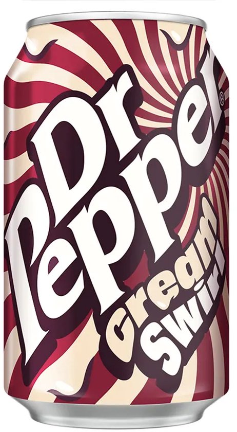 Dr. Pepper - Cream Swirl - 24 x 0,33 Liter blik - Frisdrank | bol