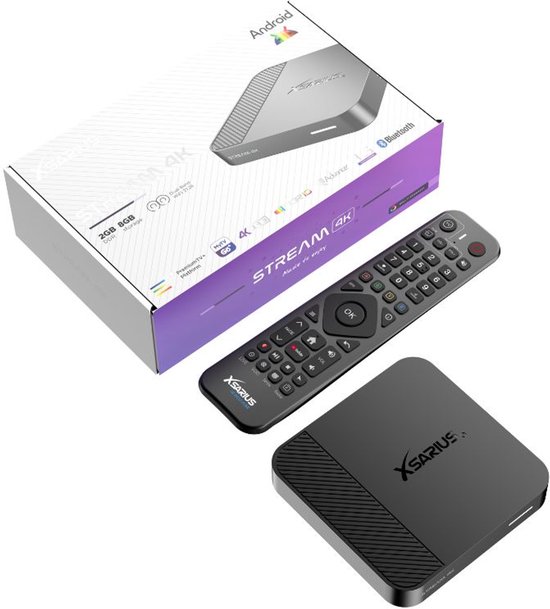 Xsarius STREAM 4K UHD Android Media Streaming Box | bol
