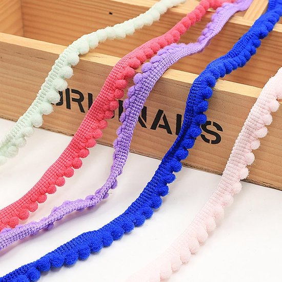 Decoratieve Pomponborrel Cadeau Lint voor Knutselen en Kleding | bol