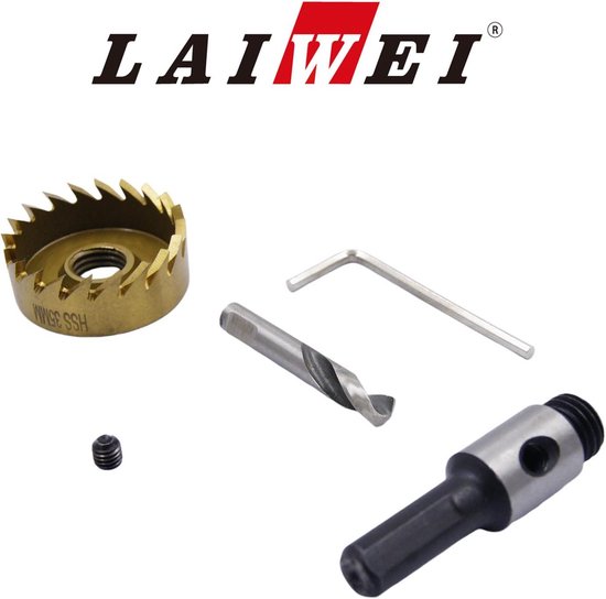 Metaal Gatenzaag Set M35 HSS 7-delig | bol