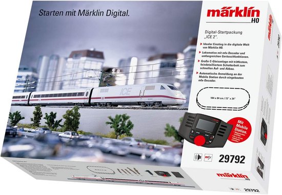 Digitale Startset H0 Modelspoorbaan Trein met Geluidsfuncties en C ...