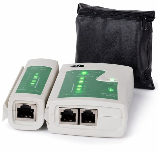 UTP kabel Tester | RJ45 en RJ11 | CAT5, CAT5e en CAT6 | bol