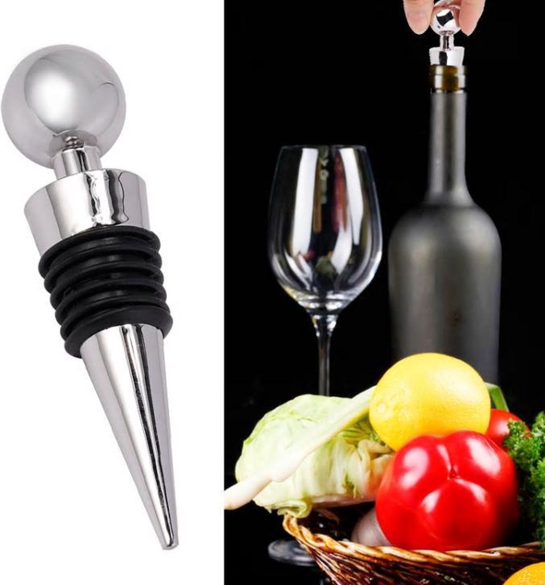 Wijnstopper - Vacuüm Wijnfles afsluiter - Herbruikbaar | bol