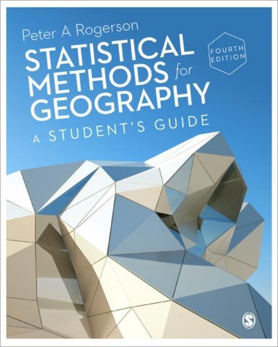 Statistical Methods for Geography | 9781446295731 | Rogerson | Boeken | bol