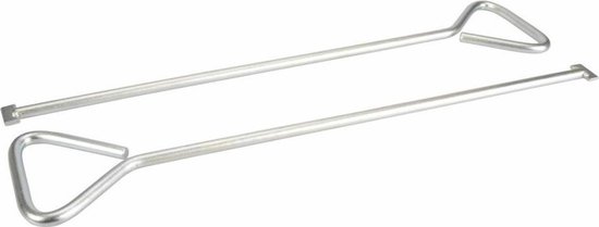 Silverline Putdeksel sleutel met T-uiteinde, 2 stuks 620 mm. | bol.com