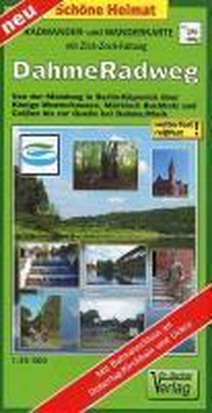 Dahme-Radweg Radwander- und Wanderkarte 1 : 35 000 | bol.com