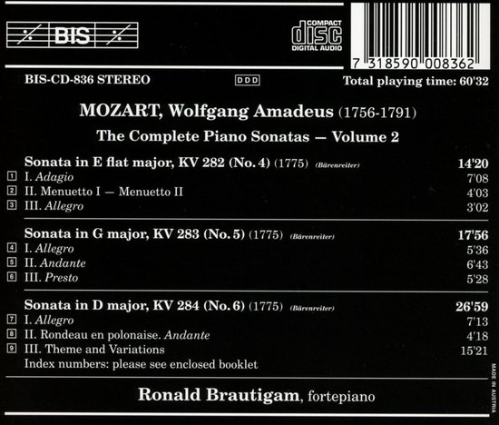 Ronald Brautigam - Mozart: The Complete Piano Sonatas Vol. 2 (CD), Ronald Brautigam |... | bol