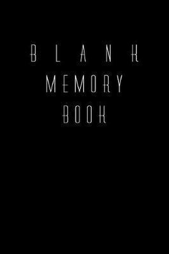Blank Memory Book | bol.com