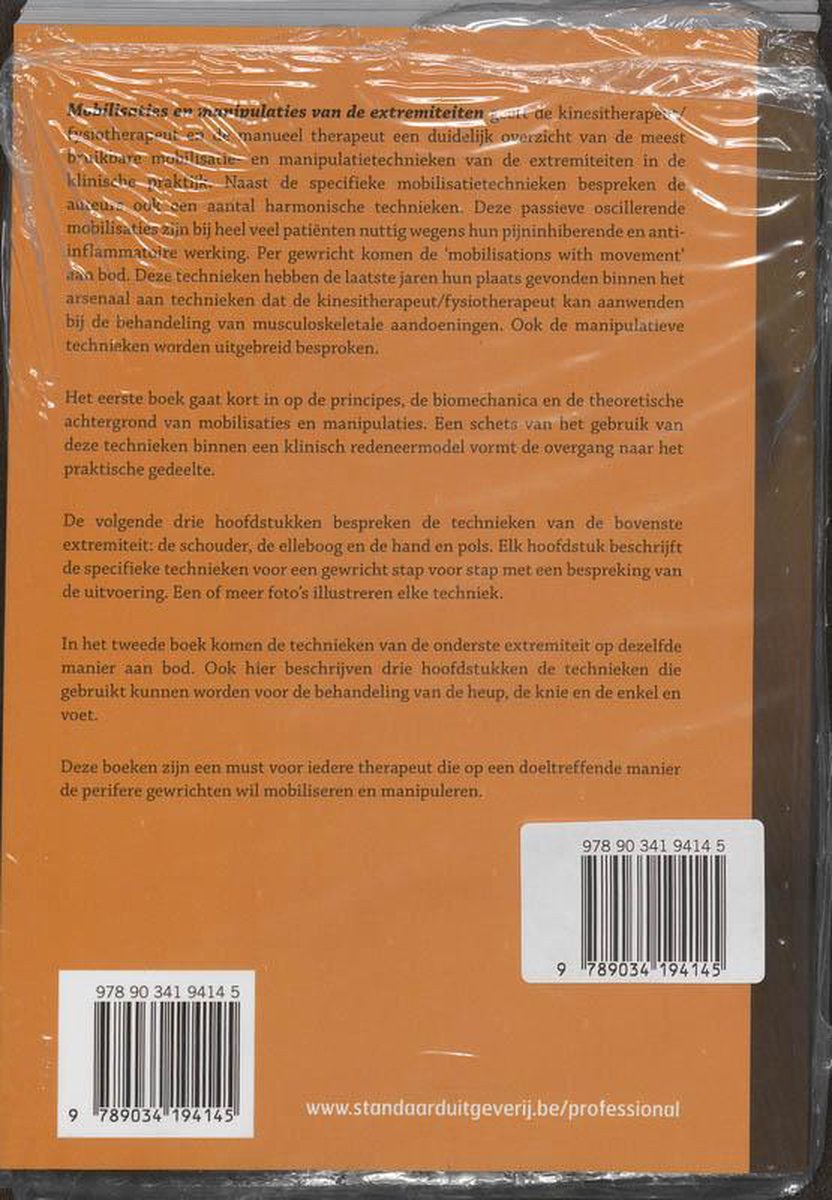 Mobilisaties en manipulaties van extremiteiten (2 delen ...