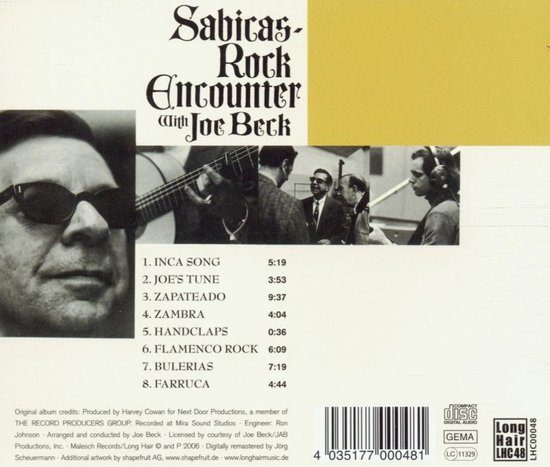 Rock Encounter With Joe Beck, Joe Beck & Sabicas | CD (album) | Muziek ...