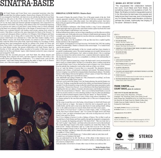 Sinatra - Basie, Frank Sinatra | Muziek | bol