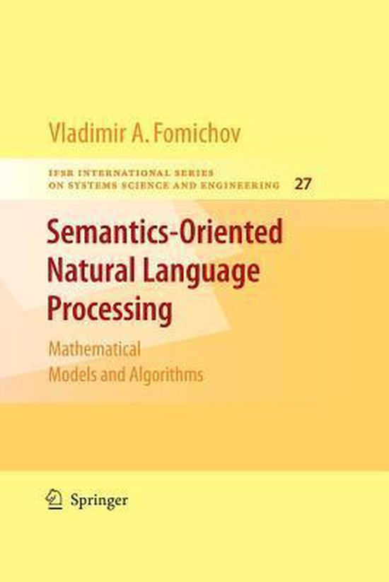 Semantics-Oriented Natural Language Processing | 9781489982803 ...