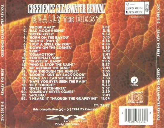 Really The Best, Creedence Clearwater Revival | CD (album) | Muziek | bol