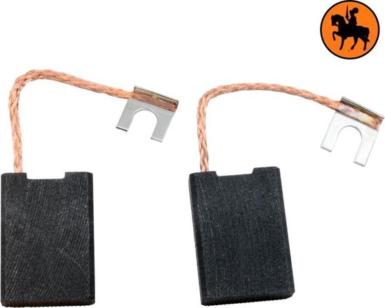 Koolborstelset voor Black & Decker frees/zaag P5913 - 6,3x16x22,5mm ...