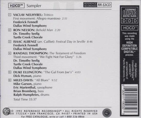 Hdcd Sampler, Vol. I, Frederick Fennell | CD (album) | Muziek | bol.com