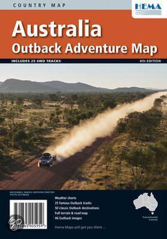 Australia Outback Adventure Map | bol.com