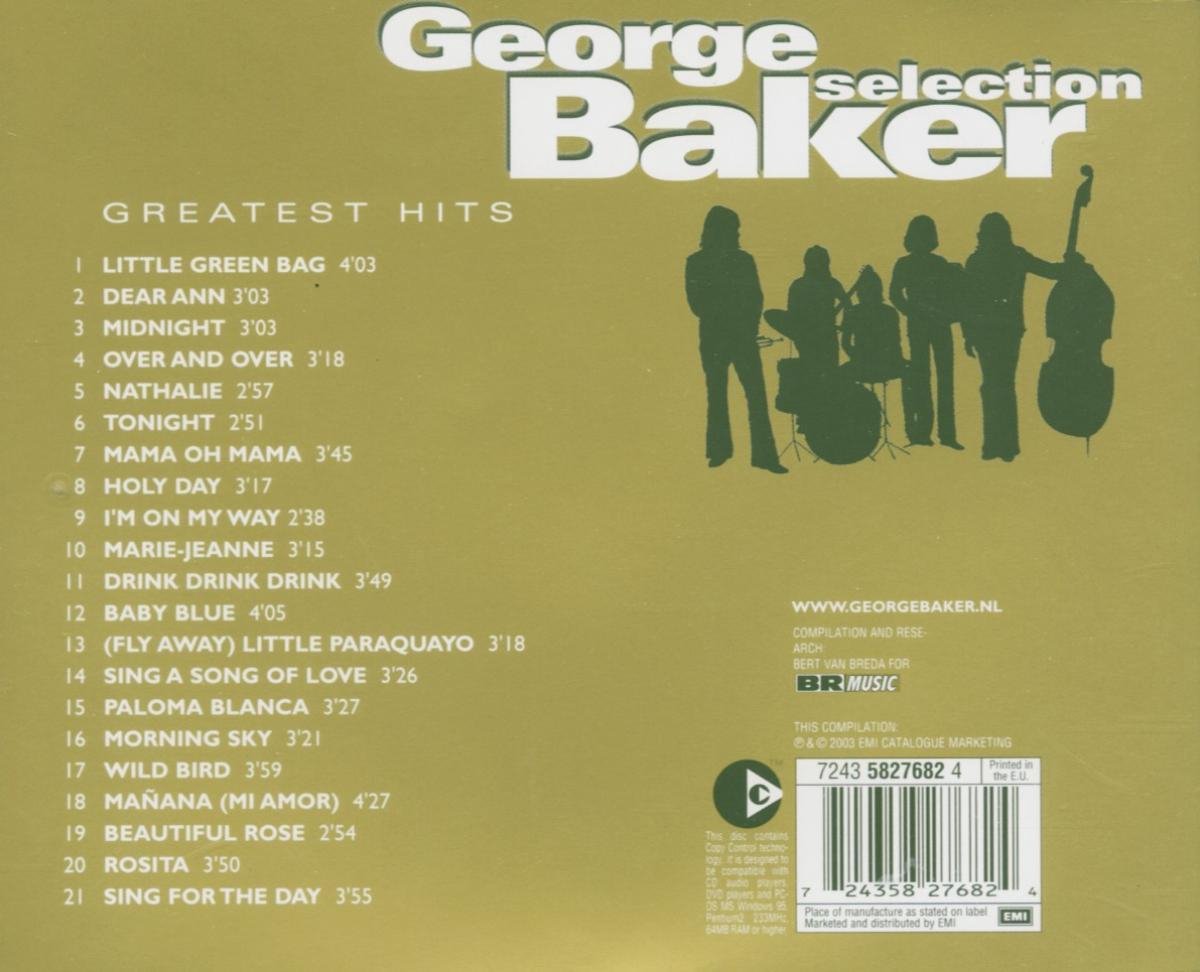The George Selection Baker - Greatest Hits, The George Baker Selection ...