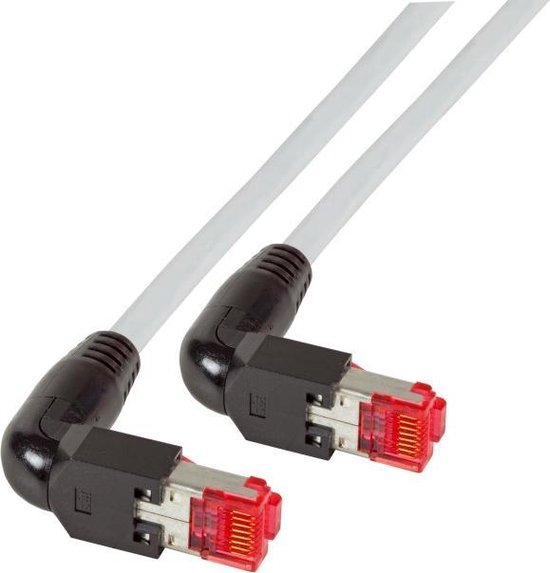EFB Elektronik K4137GR.25 netwerkkabel 25 m Cat6a S/FTP (S-STP) Grijs | bol