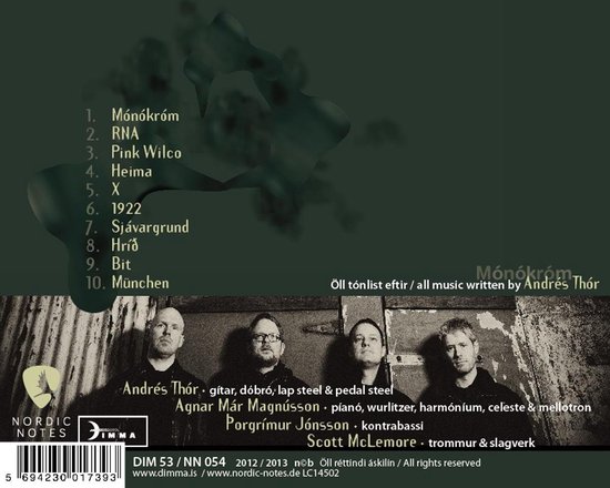 Monokrom, Andres Thor | CD (album) | Muziek | bol